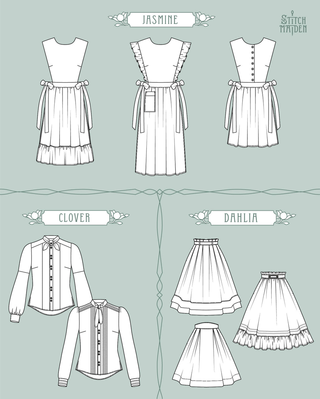 Stitchmaiden - Sewing Patterns - PDF – Stitchmaiden®